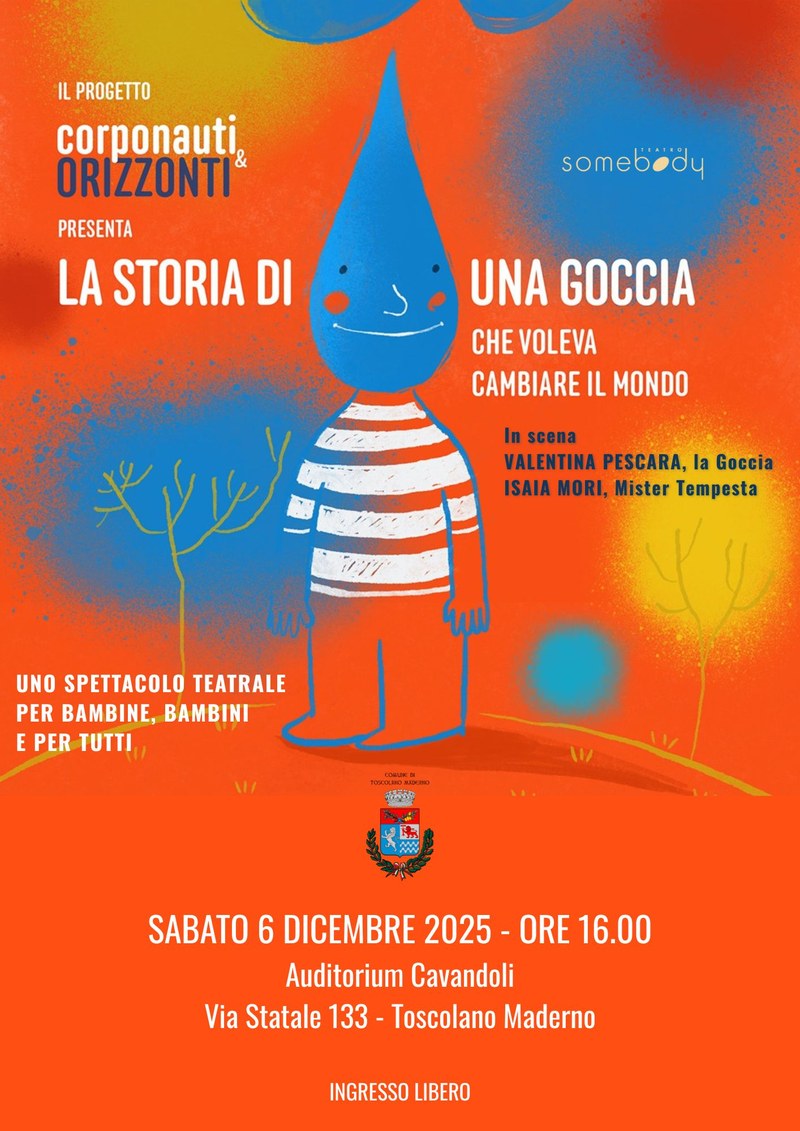 La storia di una goccia che voleva cambiare il mondo - Comune di ...